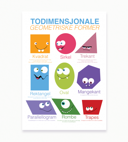 Todimensjonale former - Plakater - www.eventyrskogen.no